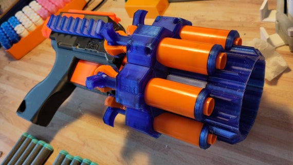 Conductor s Revolver V1.2 A Nerf compatible Blaster TO ORDER Etsy