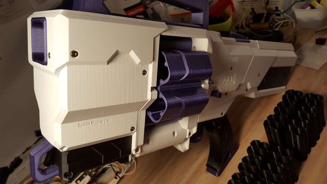 Schienenräumung 3S A Quad Shell Shotgun Blaster TO ORDER - Etsy Hong Kong