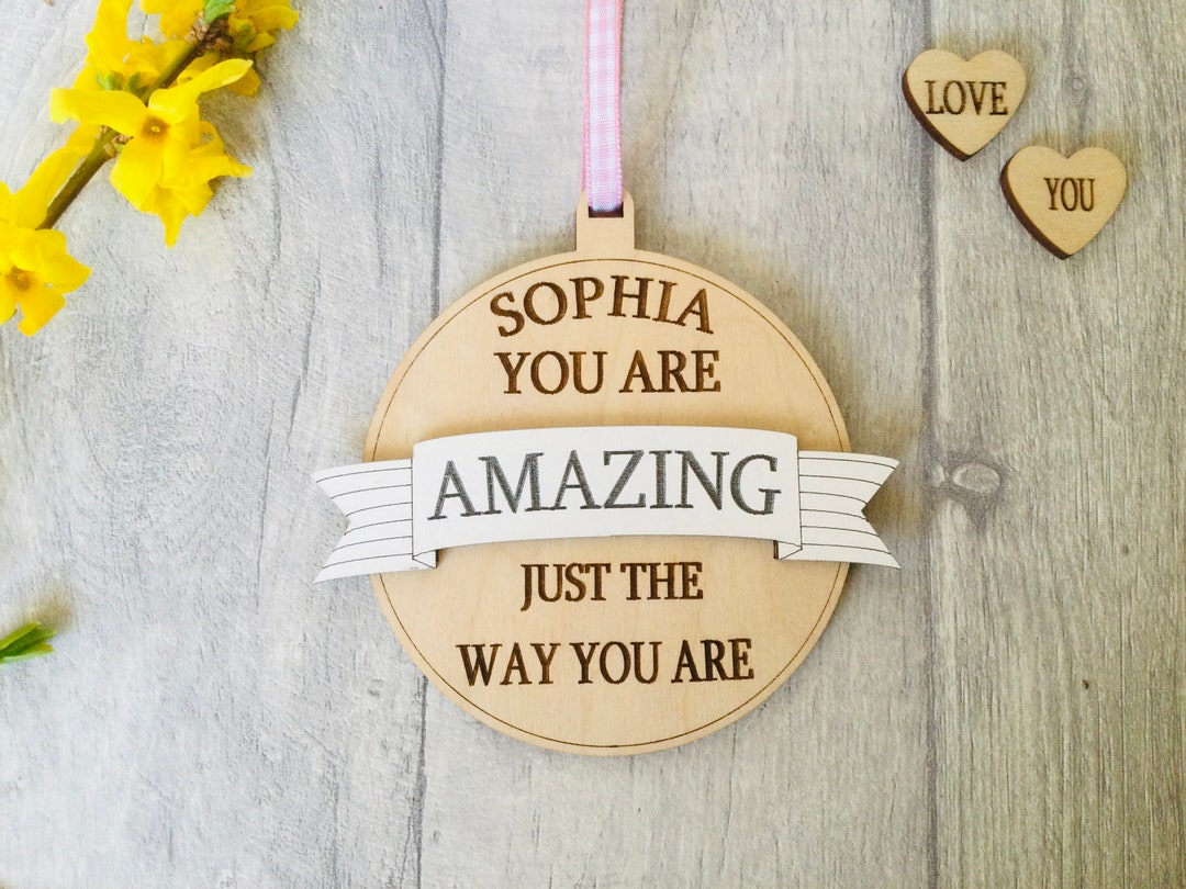 Personalised Sign / You Are Amazing / Beautiful / Fabulous Just the Way ...