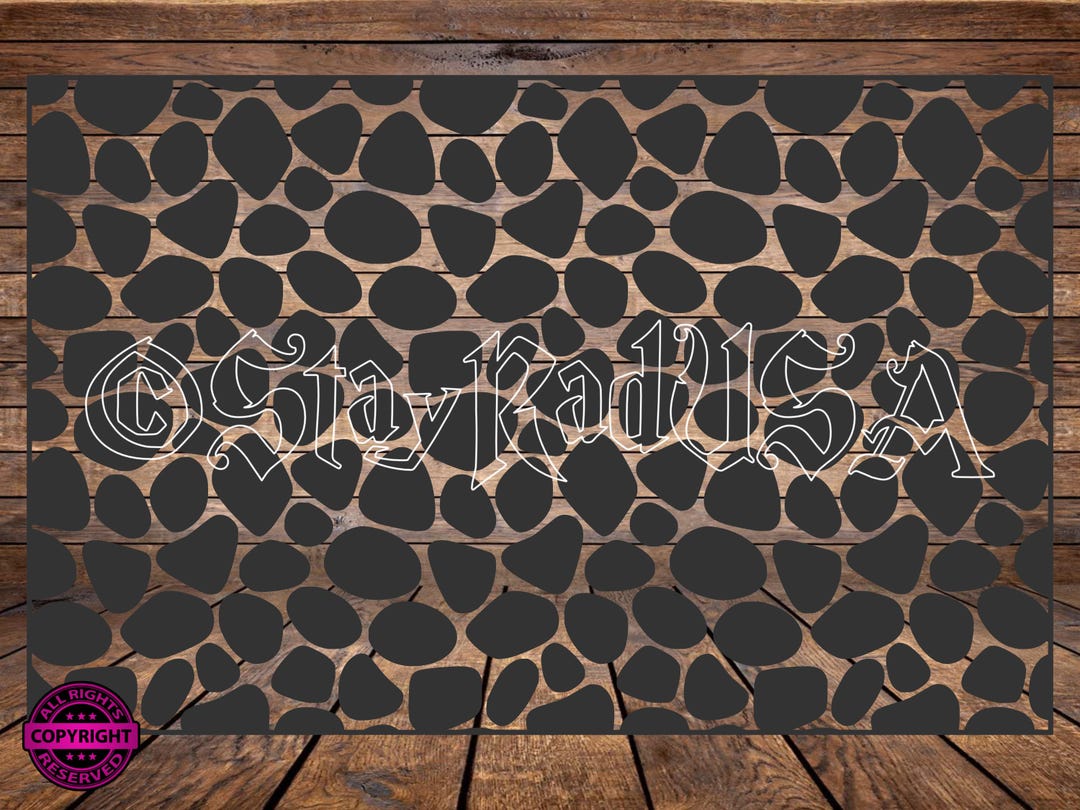 Pebbles, Panel, SVG. Digital Cut or Print Files. 9" X 14" - Etsy
