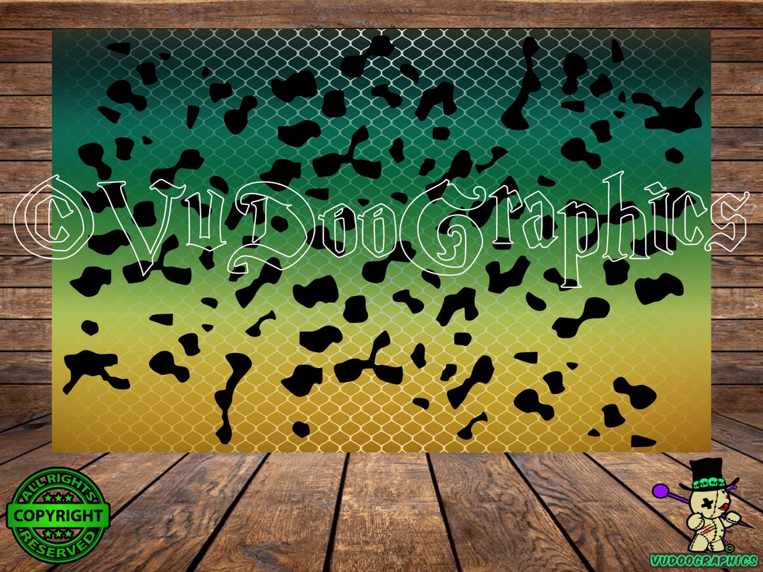 Crappie Fish Scale Pattern, Digital Print File. - Etsy