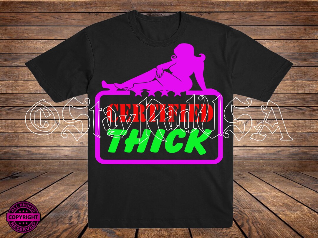 Certified Thick, SVG Digital Cut or Print Files. - Etsy