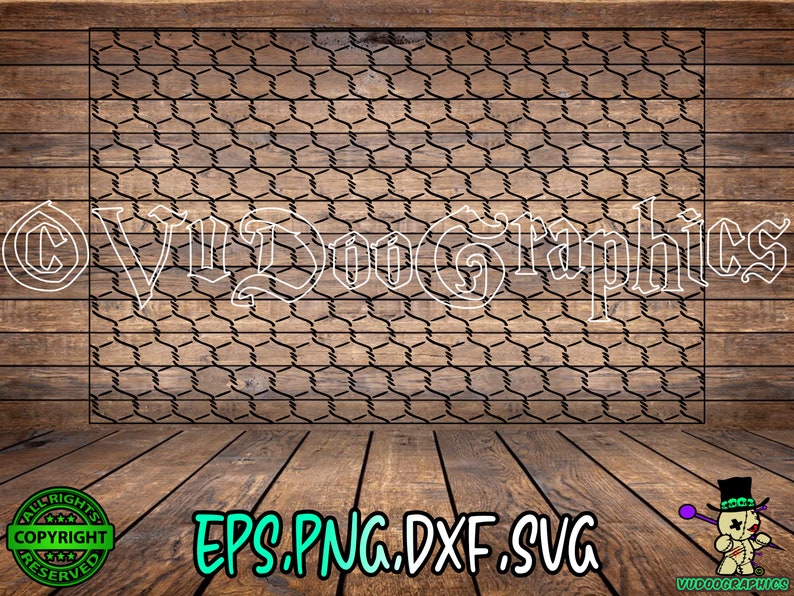 Chicken Wire SVG. Digital Cut or Print Files. 9 X - Etsy