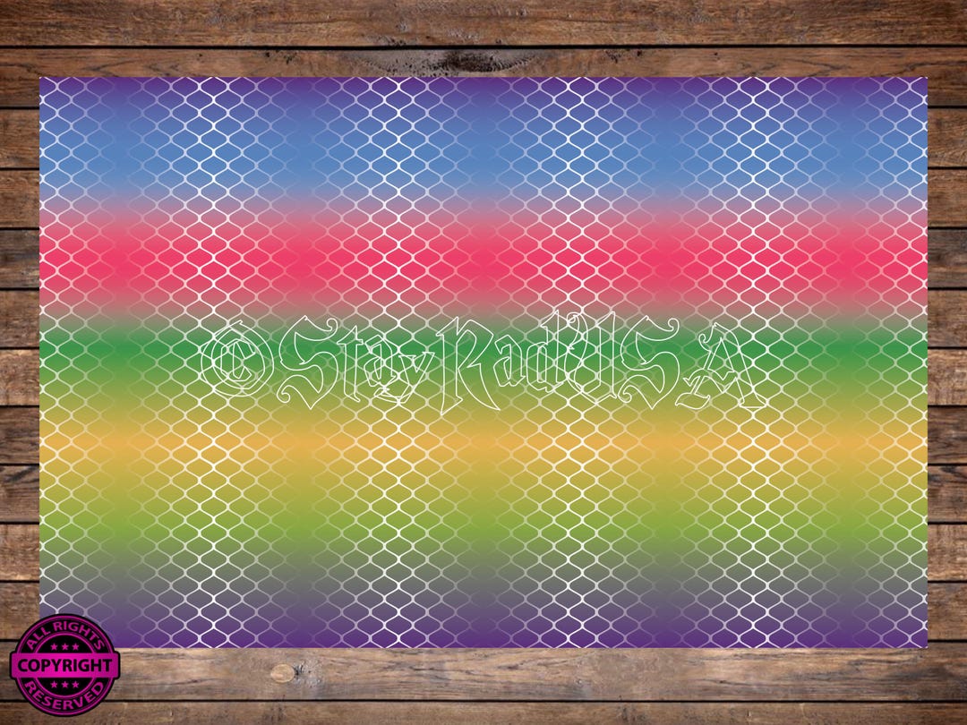 Rainbow Fish, Fish Scale Pattern, Digital Print File. - Etsy