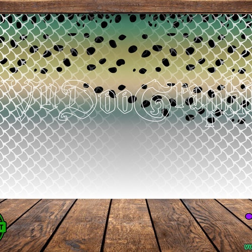 Crappie Fish Scale Pattern Digital Print File. - Etsy