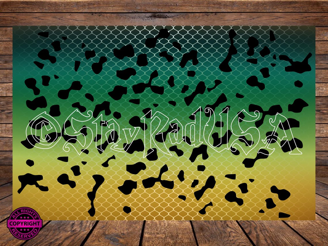 Crappie Fish Scale Pattern, Digital Print File. - Etsy