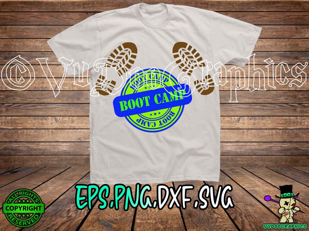 Boot Camp. SVG Digital Cut or Print Files. - Etsy