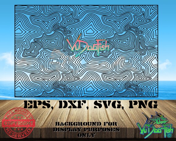 Topography Panel SVG. Digital Cut or Print files. 9 x | Etsy