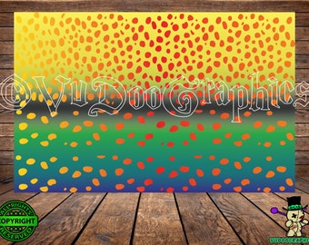 Largemouth Bass Fish Scale Pattern Digital Print File. | Etsy