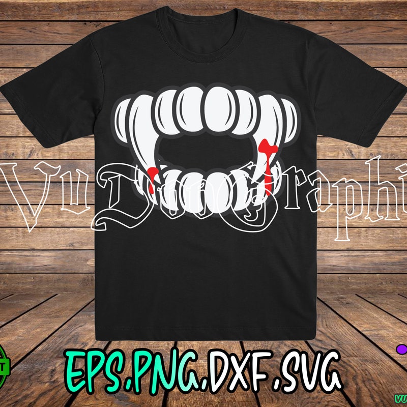 Vampire Teeth Svg - Etsy