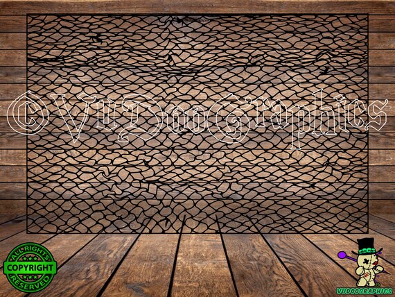 Fishnet Panel SVG. Digital Cut or Print Files. 9 X - Etsy
