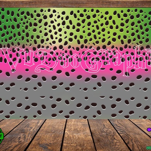 Rainbow Trout Fish Scale Pattern Digital Print File. - Etsy