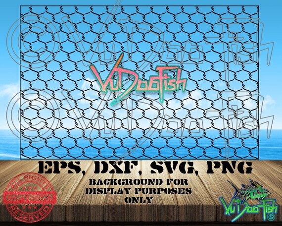 Chicken Wire SVG. Digital Cut or Print files. 9 x | Etsy