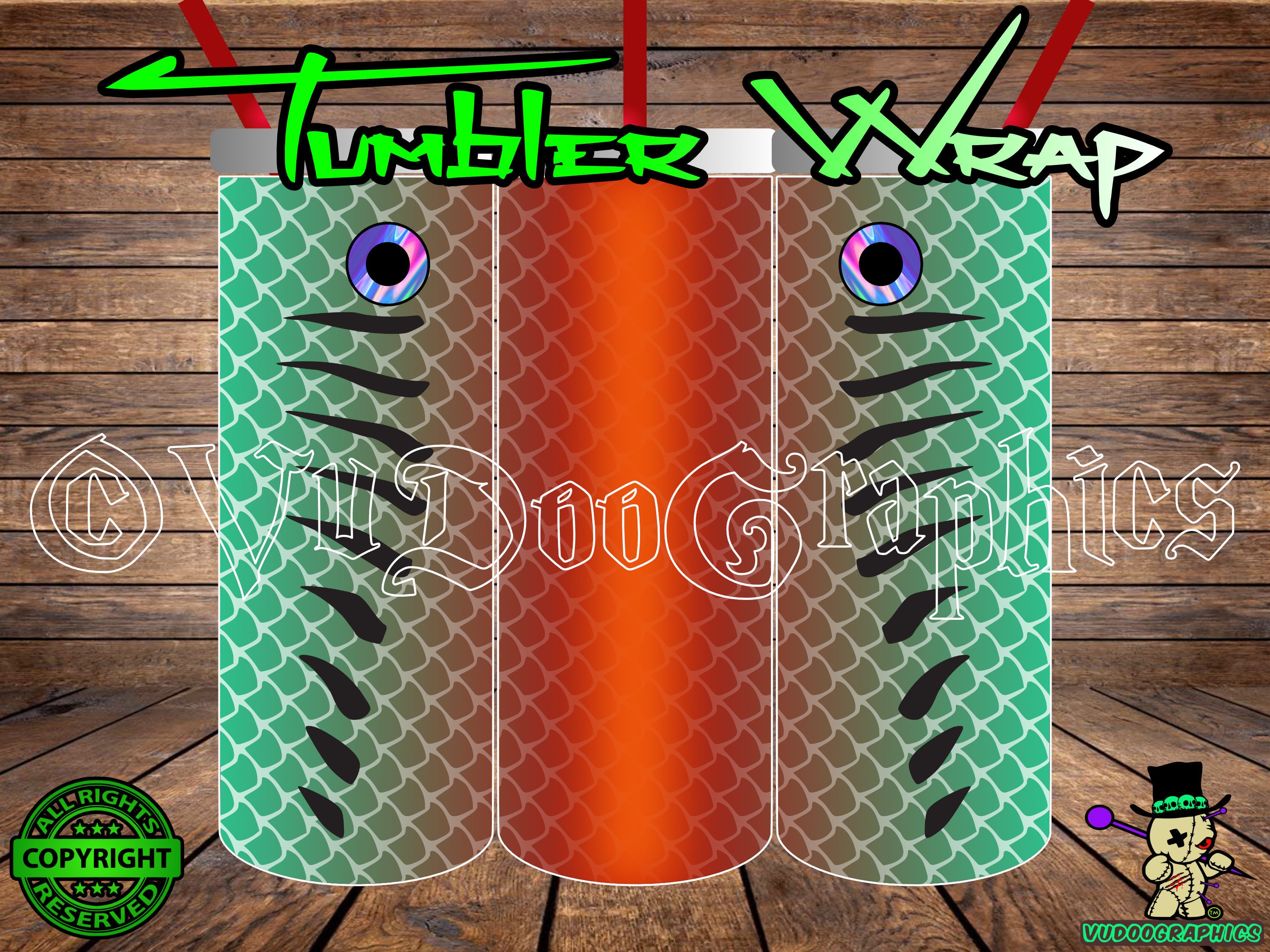 Digital Print file. Fish Scales Tumbler Wrap Fishing Lure Paper, Party ...