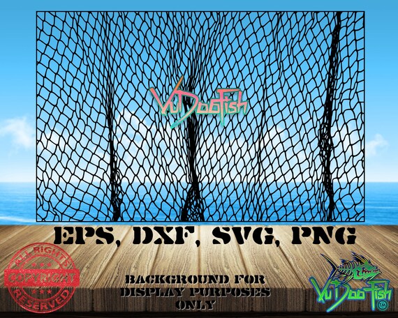 Fishnet Panel SVG. Digital Cut or Print files. 9 x | Etsy