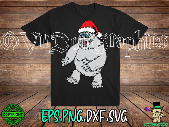 Christmas Yeti Santa SVG. Digital Cut or Print Files. - Etsy