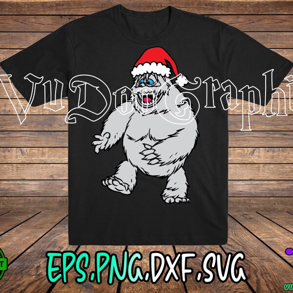 Christmas Yeti Svg - Etsy