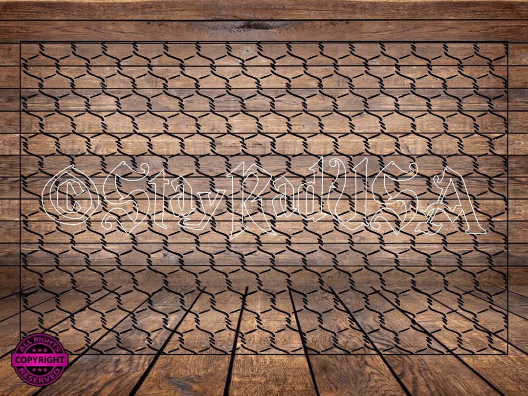 Chicken Wire, SVG. Digital Cut or Print Files. 9" X 14" - Etsy