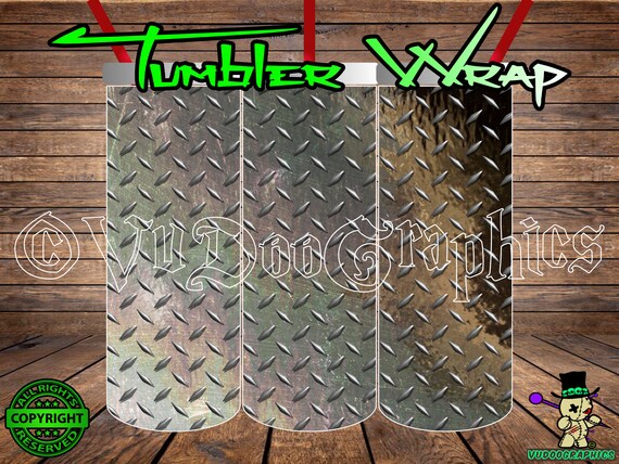 Diamond Plate Tumbler Wrap Digital Print File. 98 - Etsy
