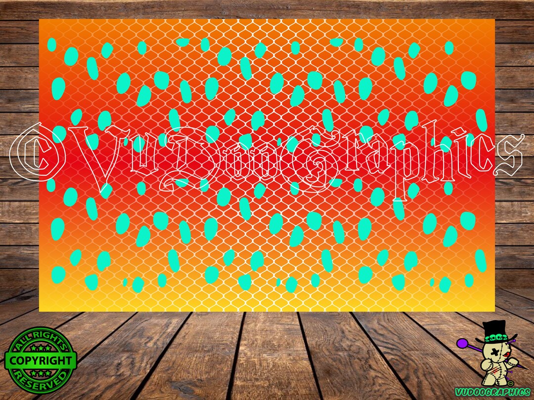 Coral Grouper Fish Scale Pattern, Digital Print File. - Etsy