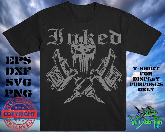 Inked. SVG Digital Cut or Print files. | Etsy