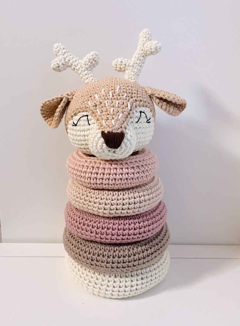 PDF Pattern: Little Deer Stacking Ring Crochet Toy - Etsy