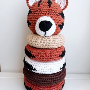 PDF Pattern: Striped Tiger Stacking Ring Toy Crochet Pattern - Etsy