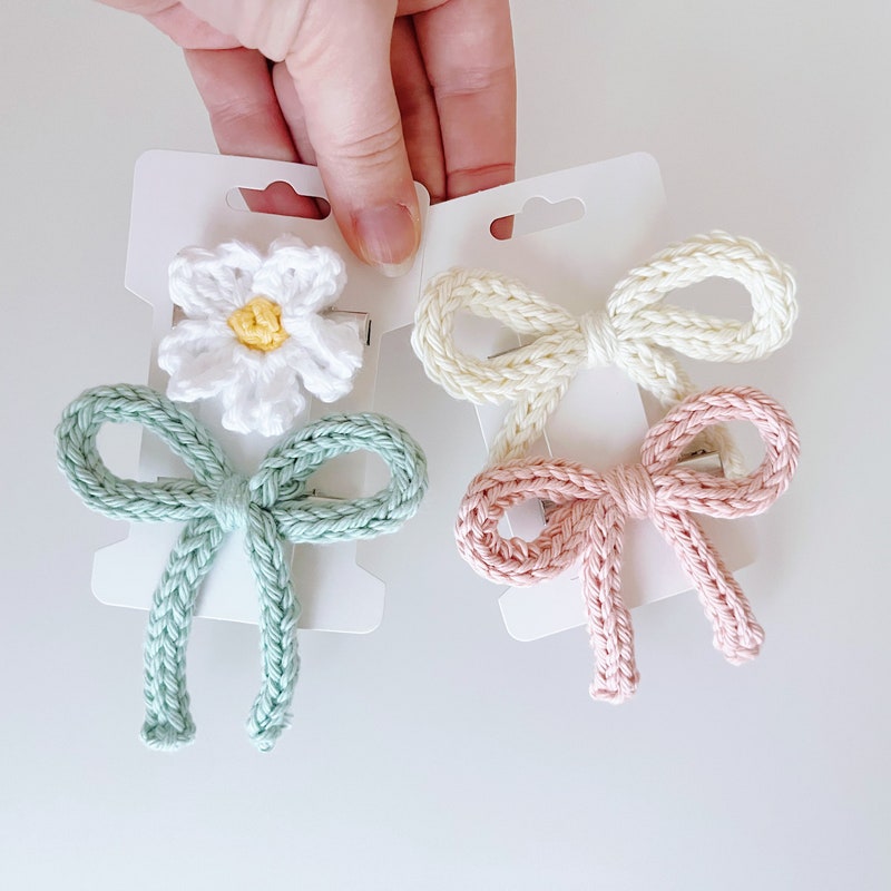 Spring Hair Bows - Etsy