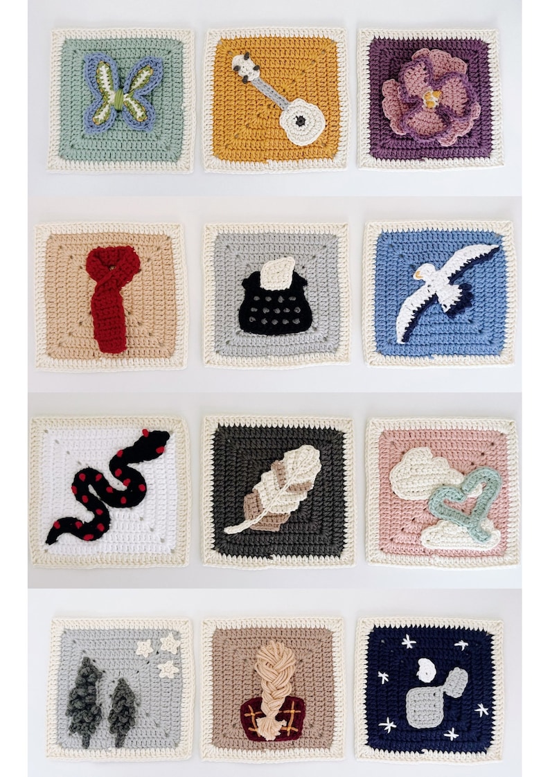 PDF Pattern: the Eras Granny Square Lovey Crochet Pattern - Etsy