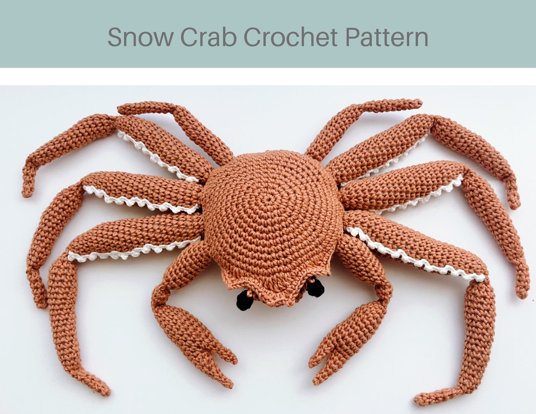 PDF Pattern: Crochet Snow Crab - Etsy