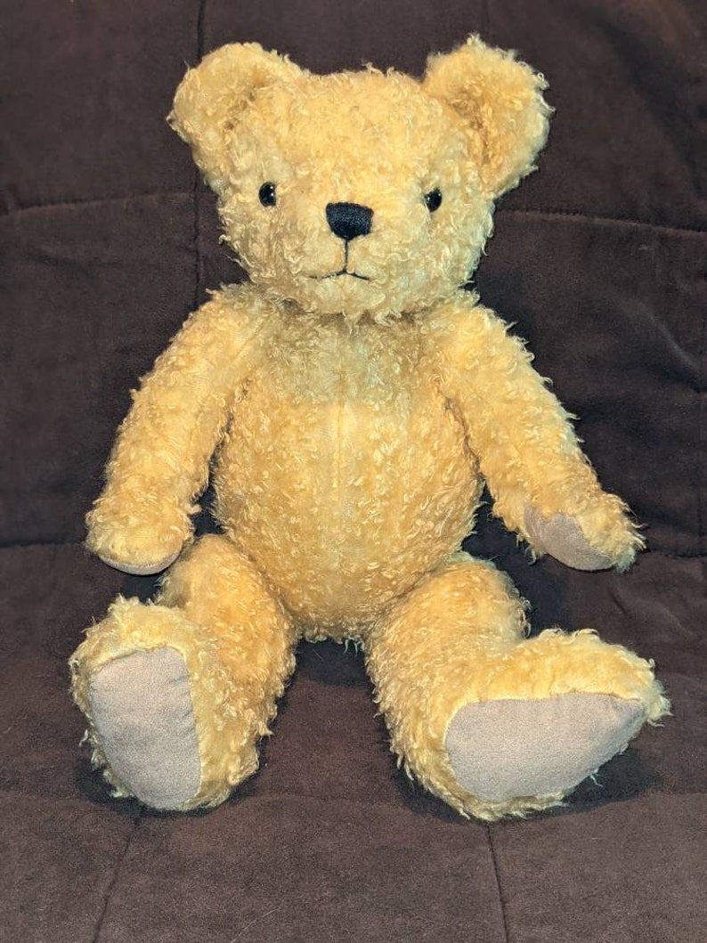 Traditional Faux Furteddy Bear Kit, DIY 18" Jointed Bear - Etsy UK