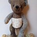 Personalised Memory Bear, Handmade Jointed Traditional Style Teddy ...