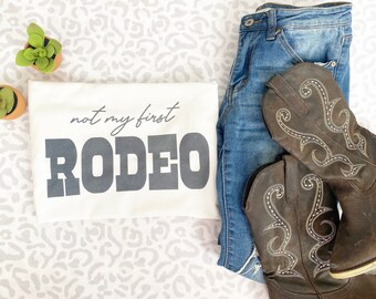 Not My First Rodeo Die-cut Sticker - Etsy