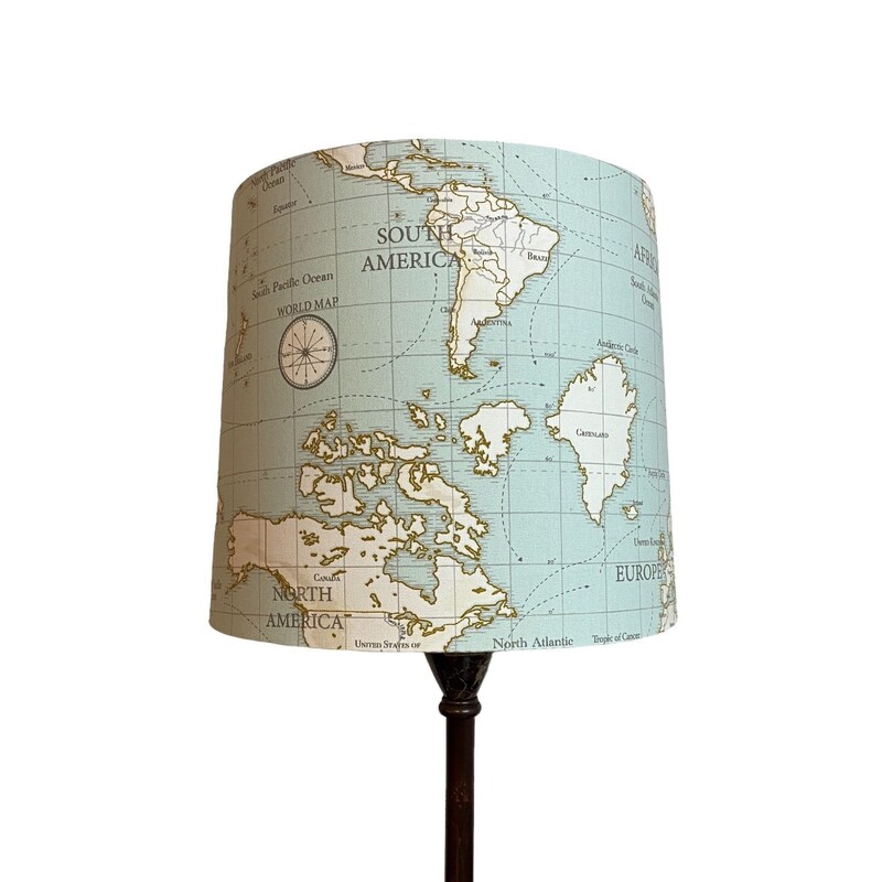 Map Lamp - Etsy