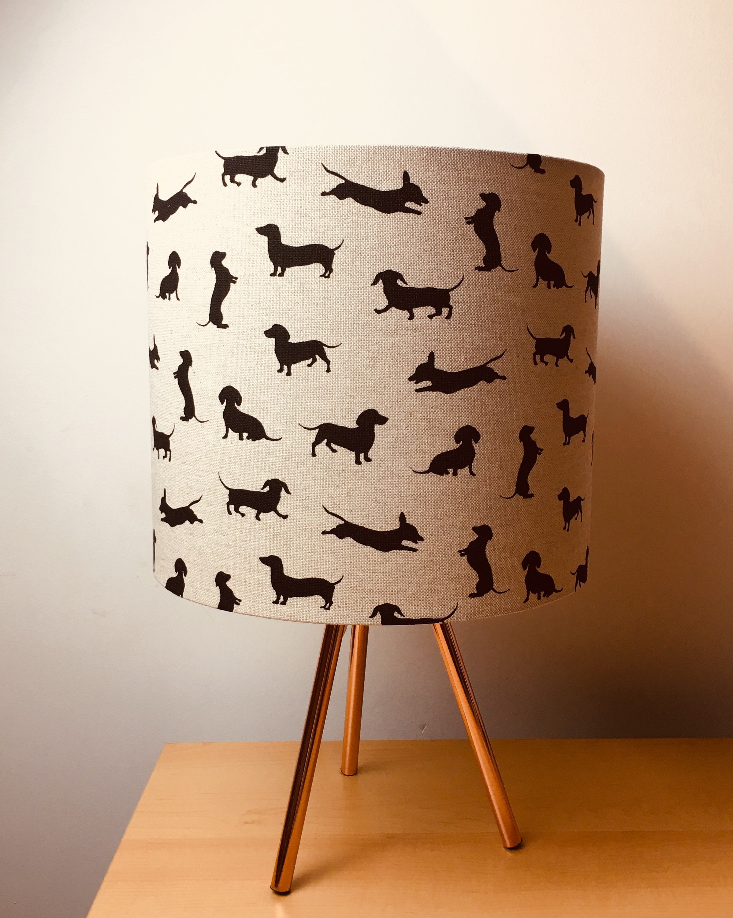 Dachshund Wiener Dog Handmade Lampshade | Etsy