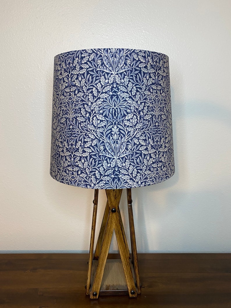 William Morris Mineral Pure Acorn Ink Handmade Lampshade - Etsy