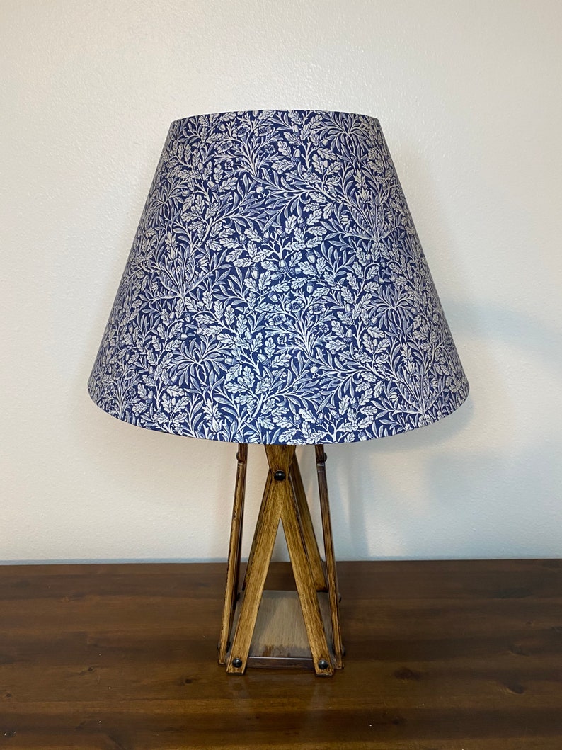 William Morris Mineral Pure Acorn Ink Handmade Lampshade - Etsy