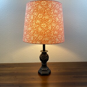 William Morris Coral Mallow Handmade Lampshade - Etsy