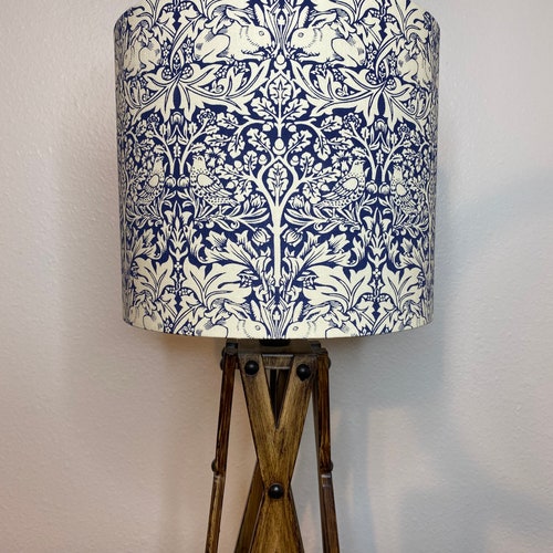 William Morris Brother Brer Rabbit Indigo Navy Handmade - Etsy