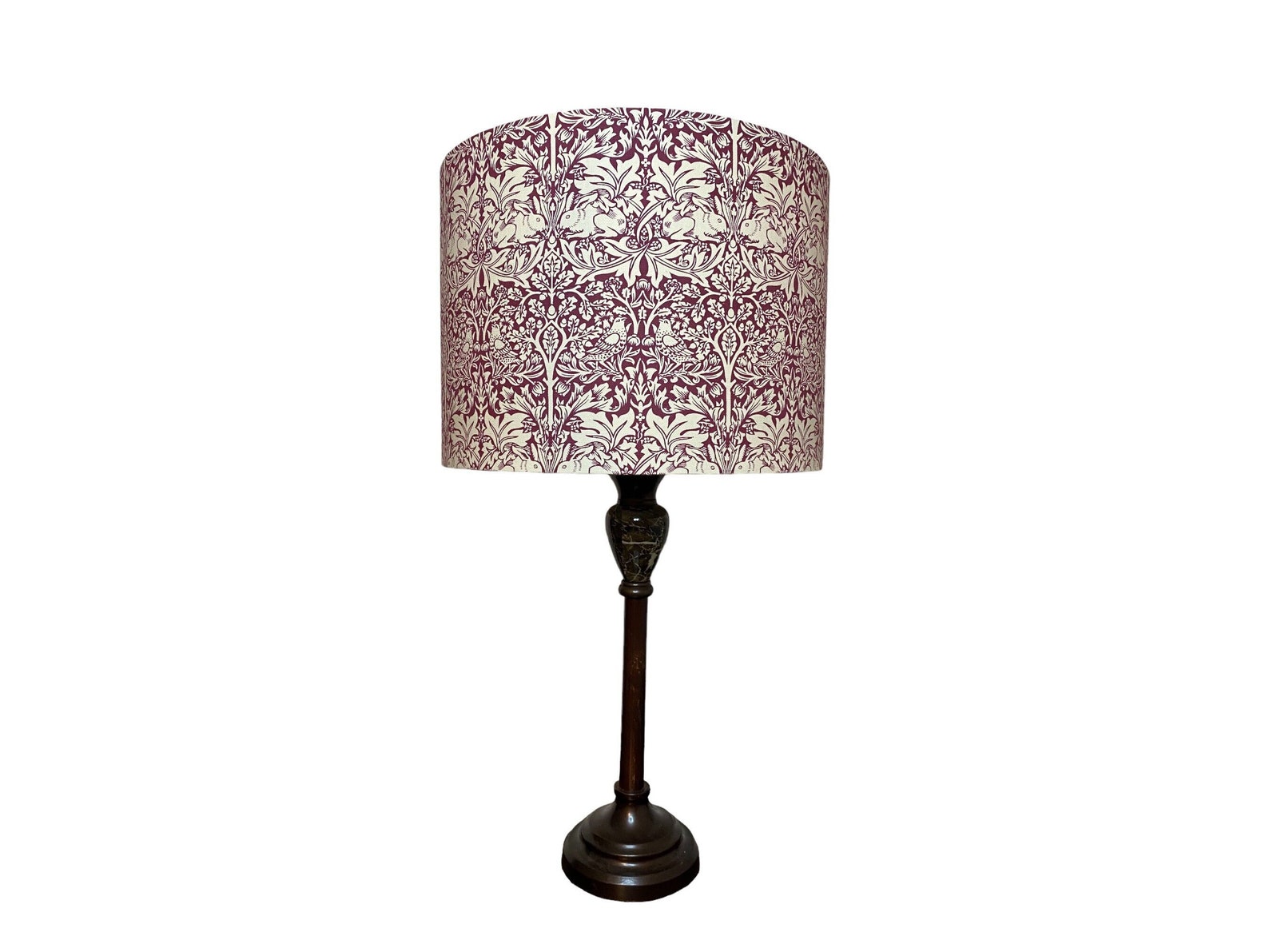 William Morris Brother Brer Rabbit Red Handmade Lampshade - Etsy