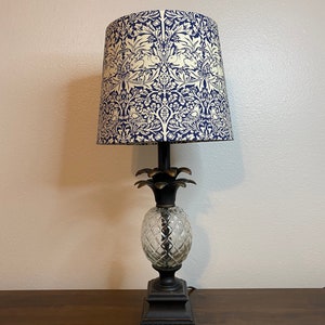 William Morris Brother Brer Rabbit Indigo Navy Handmade Lampshade - Etsy