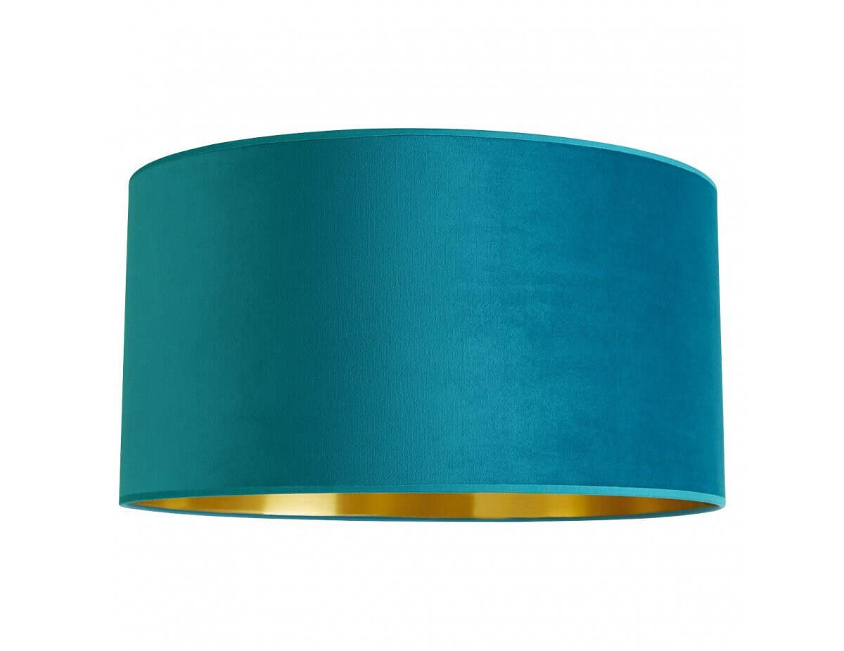 Teal Linen Handmade Lampshade | Etsy