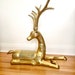 XL Life-sized Brass Deer/buck, Hollywood Regency, 1980s Solid Brass ...