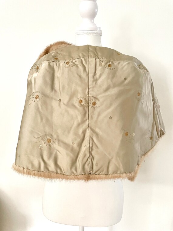 1960s Genuine Mink Stole, Elegant Formal Wear for Wed… - Gem