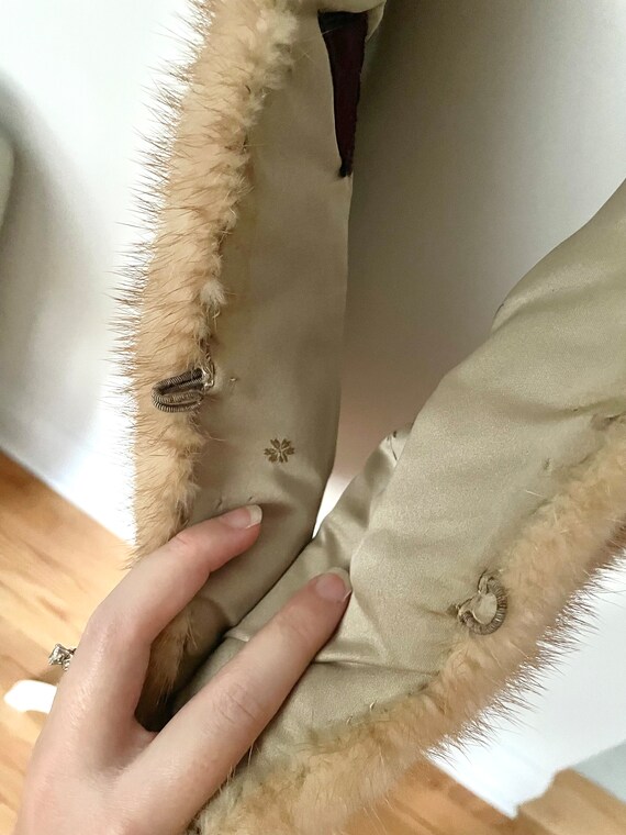 1960s Genuine Mink Stole, Elegant Formal Wear for Wed… - Gem