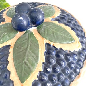1960s Ceramic Blueberry Pie Box, Midcentury Kitchen Canister - Etsy