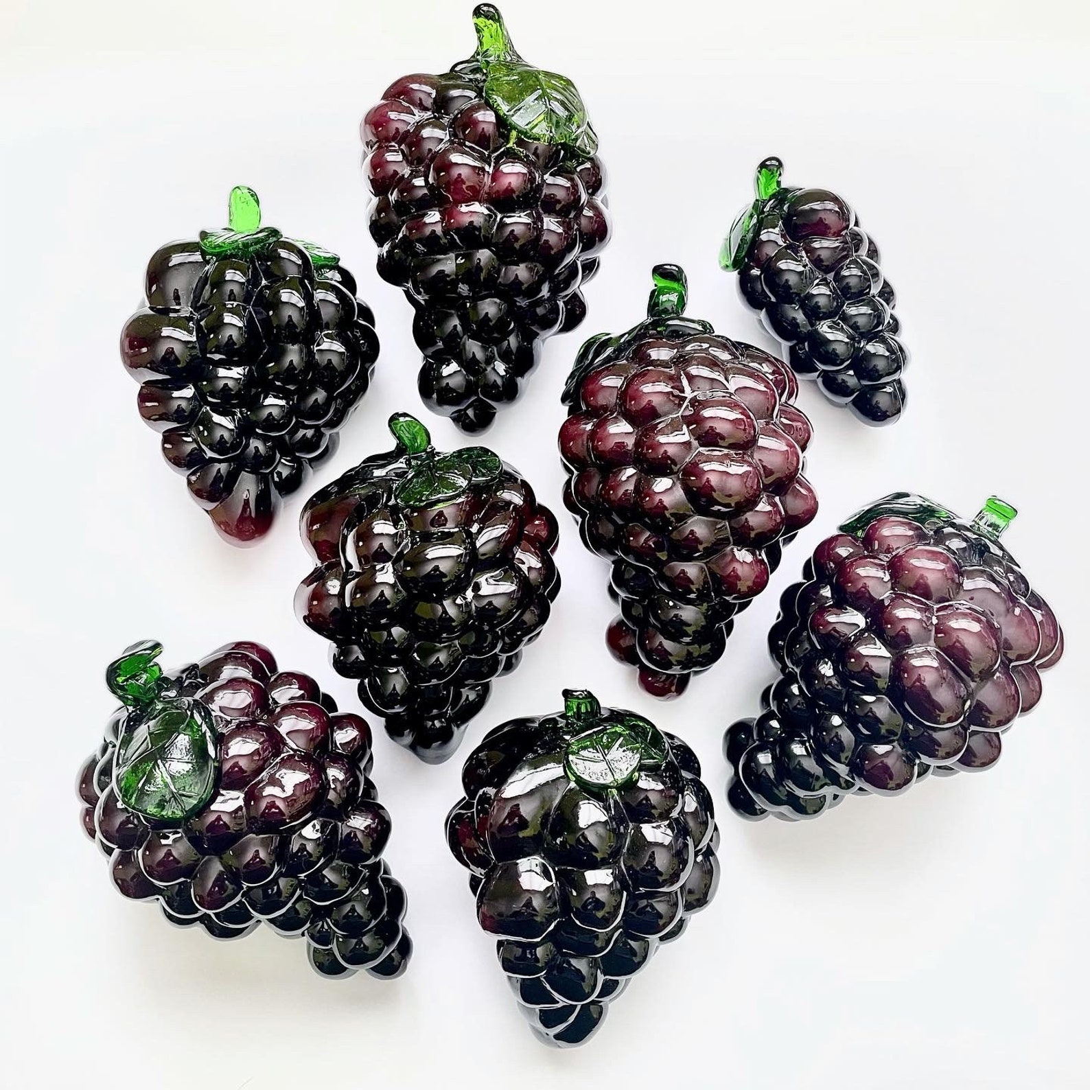 Vintage Glass Grapes Glass Fruit Decor Gift Ideas - Etsy