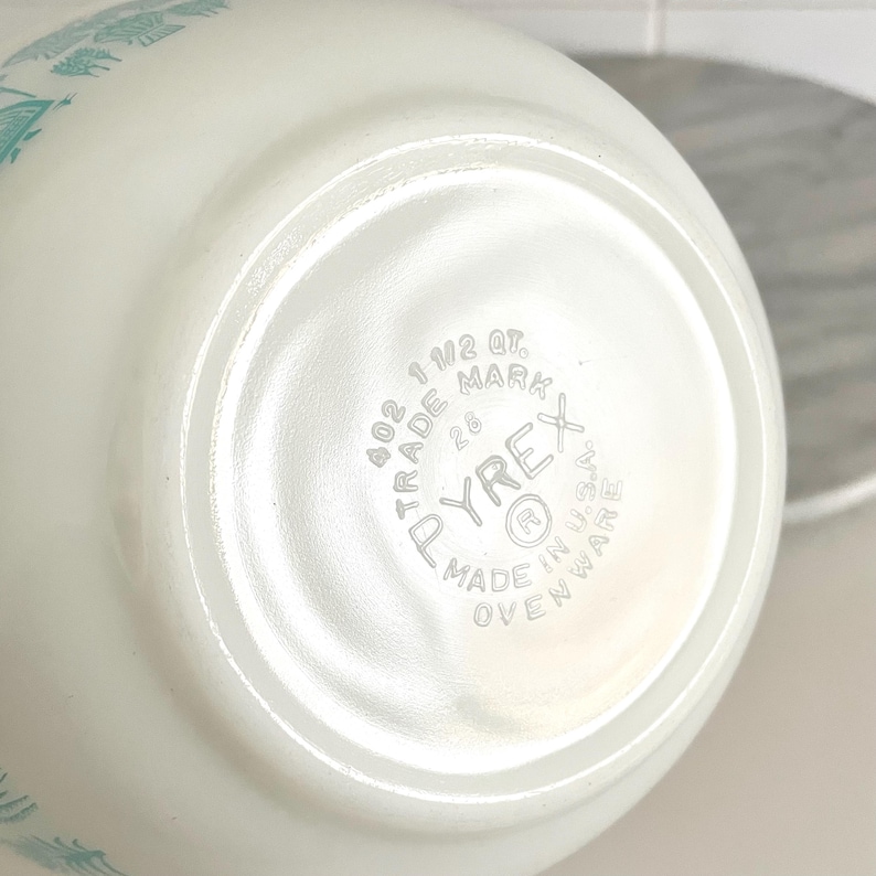 Pyrex Amish Butterprint #402 Mixing Bowl, 1957 Pattern 1 1/2 QT - Etsy