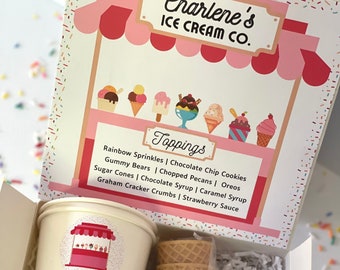 Ice Cream Toppings Gift Box - Etsy