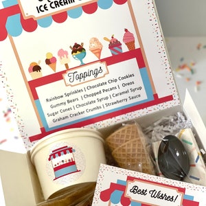 Just Add Ice Cream Gift Box - Personalizable - Etsy